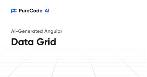 Build Great Angular Data Grid Components Faster Using Ai Tools