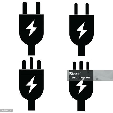 소켓 플러그의 종류 아이콘 세트 아이콘 케이블 플러그 유형 미국 영국 Eu 기호 전기 플러그 기호입니다 플랫 스타일 0명에 대한