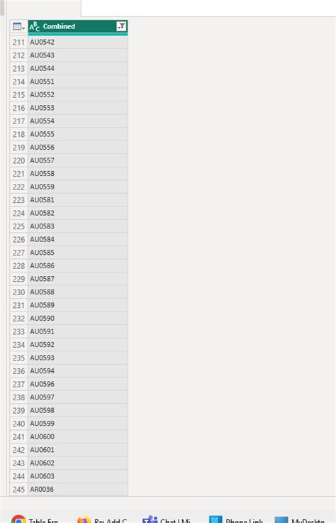 Solved Add Column Data To The Bottom Of Another Column Microsoft Fabric Community