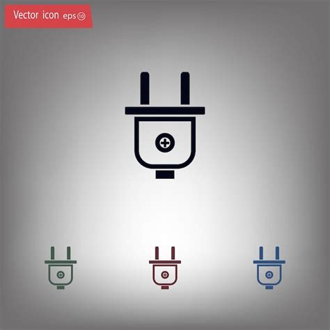 Premium Vector Electrical Socket And Plug Symbol Vector Illustration On Gray Background Eps 10