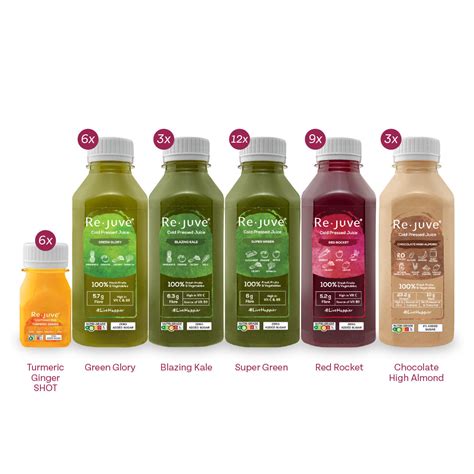 3 Day Reset Detox Rejuve Cold Pressed Juice Singapore