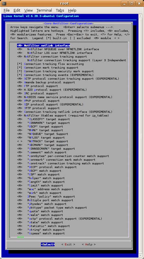 Kernel Configuration