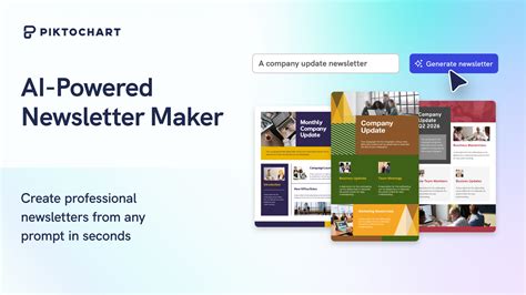 Free Ai Newsletter Generator—piktochart Ai Piktochart