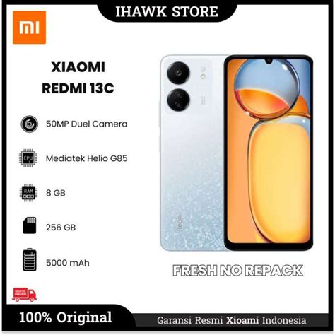 Jual Xiaomi Redmi 13c 8 256 Gb Garansi Resmi 8 256 Gb Random Di Seller Ihawk Store Muneng