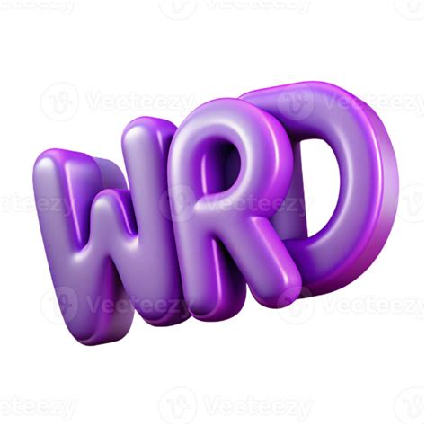 Beautiful Memorable Clean Lines Flat Color Word In Violet Crisp Edges With Scalable Design