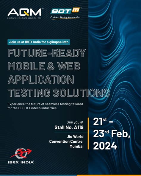 Aqm Technologies On Linkedin Aqm Botm Ibexindia Softwaretesting Softwaretestingsolutions