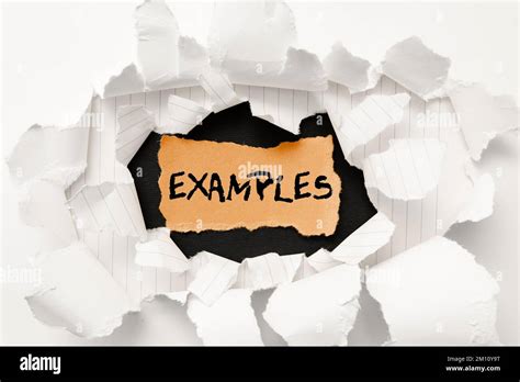 Text Caption Presenting Examples Internet Concept Photo Sample Model