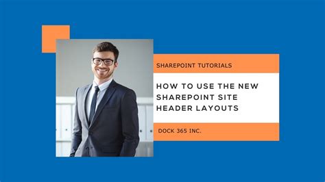 How To Use The New Sharepoint Site Header Layouts Tutorial Youtube