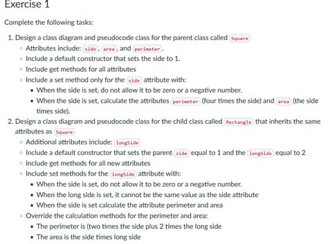 Solved Complete The Following Tasks 1 Design A Class