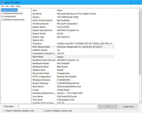 [guide] get bios information via command prompt in windows 10