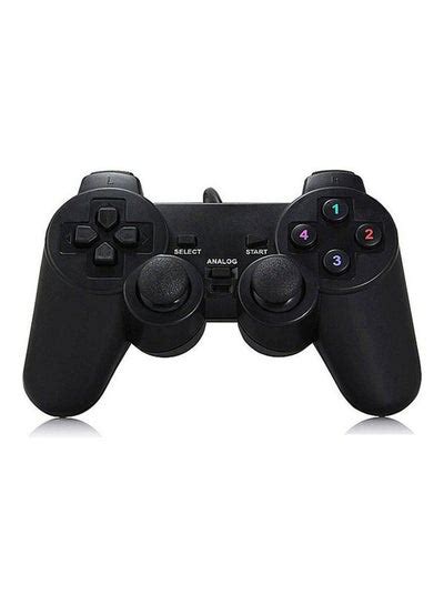 Usb Wired Dual Vibration Gamepad Pc Single Joystick Price In Saudi