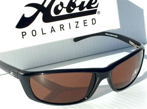 New Hobie Venice Black Sport Polarized Copper Lens Sunglass Ebay
