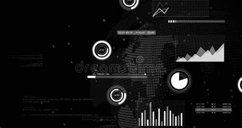 Animation Of Financial Data Processing Over World Map Stock Video Video Of Concept Digital