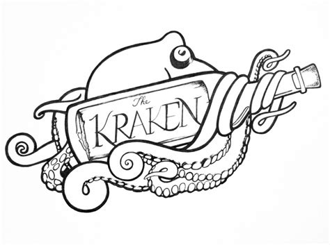 Kraken Drawing How To Draw Kraken Easy How To Draw Te Vrogue Co