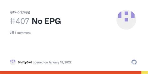 No EPG Issue Iptv Org Epg GitHub