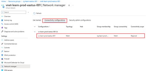 Quickstart Create A Mesh Network Topology With Azure Virtual Network Manager Using Bicep