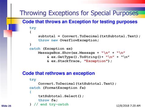 Part B Structured Exception Handling Ppt Download