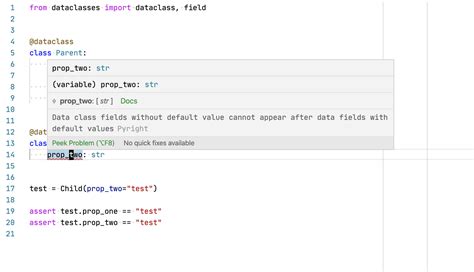 Incorrect Default Value Error On Certain Subclassed Dataclasses