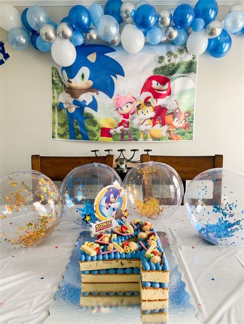 Sonic The Hedgehog Birthday Party Hedgehog Birthday Sonic Birthday