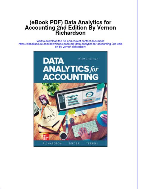 ebook pdf data analytics for accounting 2nd edition by vernon