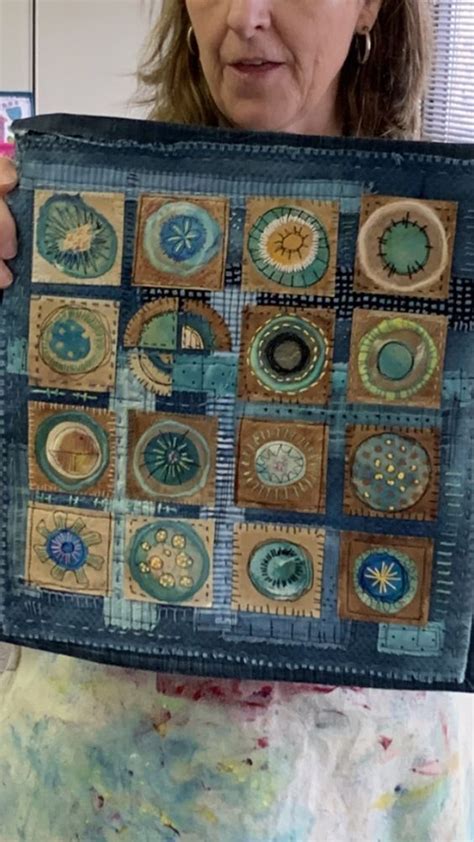 Libby Williamson Designs Textile Art Embroidery Shashiko Embroidery