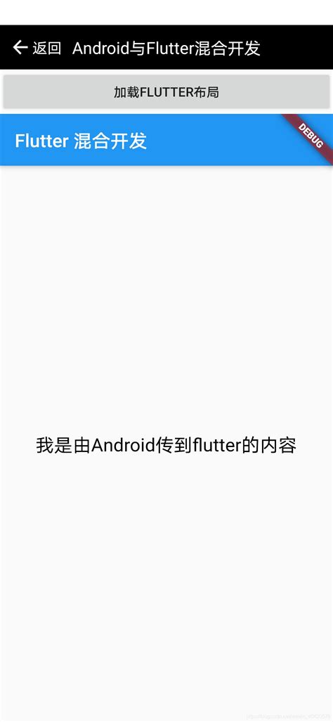Flutter与android混合开发一：android原生项目创建flutter模块、android打开flutter界面并传递数据