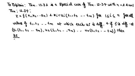 ⏩solved explain why theorem 12 32 is a special case of theorem 12 34