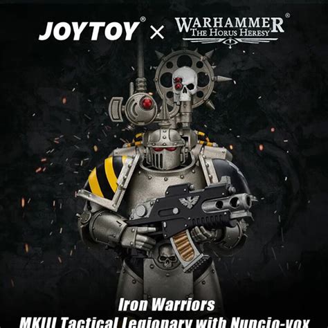 Joytoy暗源战锤荷鲁斯之乱钢铁勇士mkiii型战术小队1 18可动兵人 阿里巴巴