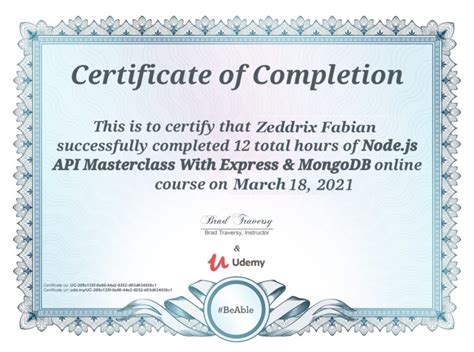 Node Js API Masterclass With Express MongoDBCERTIFICATE BeAmaZedd