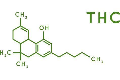 Cannabinoid Structure Thc Formula Svg Png Eps 