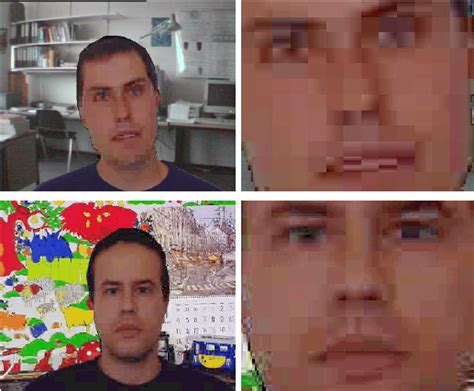 Example Frames From The Rendered And Sub Sequently Mpeg 2 Encoded
