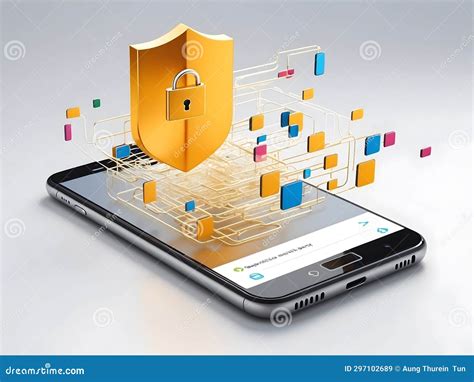 Embracing Data Privacy In Digital Age Stock Image Image Of Shield
