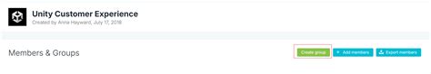 How Do I Create A Group Within My Unity Organization Unity Support Help Center