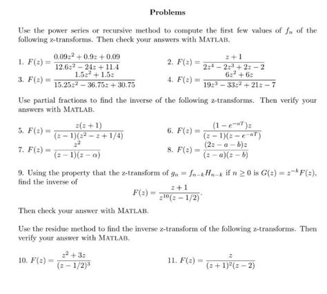 Solved Problems Use The Power Series Or Recursive Method To Chegg