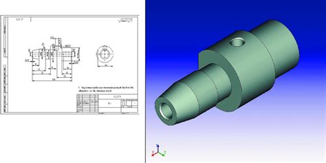scheme for creating a 2d drawing from a parametric 3d model of a part