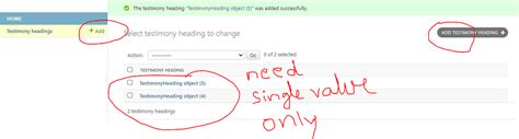 How To Restrict For Only One Value The Admin Django Forum