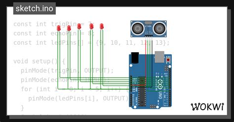 Us 5 Lights Wokwi Esp32 Stm32 Arduino Simulator