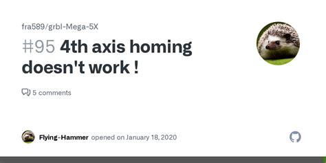 Th Axis Homing Doesn T Work Issue Fra Grbl Mega X GitHub