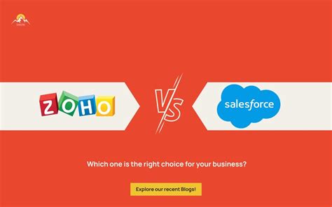 Zoho Vs Salesforce A Brief Overview