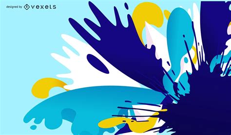 Background Ink Splatter Vector Download