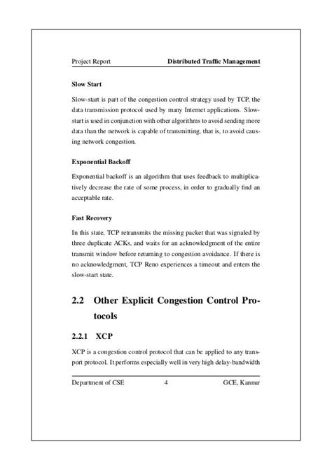 Distributed Traffic Management Framework