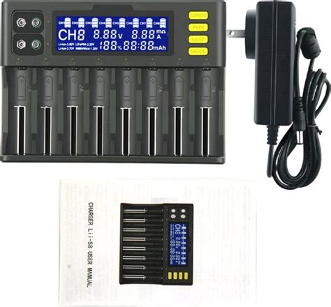 Amerce Oplader Oplaadbare Batterijen Stuks Oplader Li Ion V NiMH V Bol Com