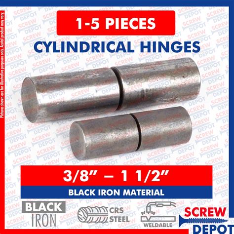 1 5pcs Bi Cylindrical Hinges For Gate Door Round Cylindrical Hinge