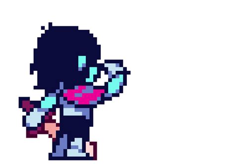 Deltarune Kris Battle Sprite Sprite Video Game Sprites Pixel Art