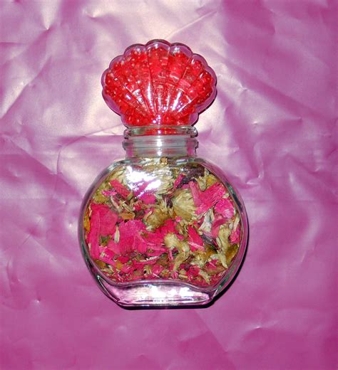 Potpourri And Bath Beads Decorative Glass Jar W Shell Stopper Top 4 12