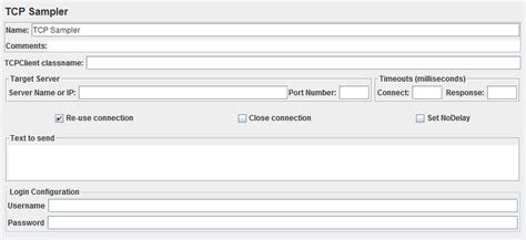 TCP Sampler Additions Of Close Connection SO LINGER And End Of Line EOL Byte Value