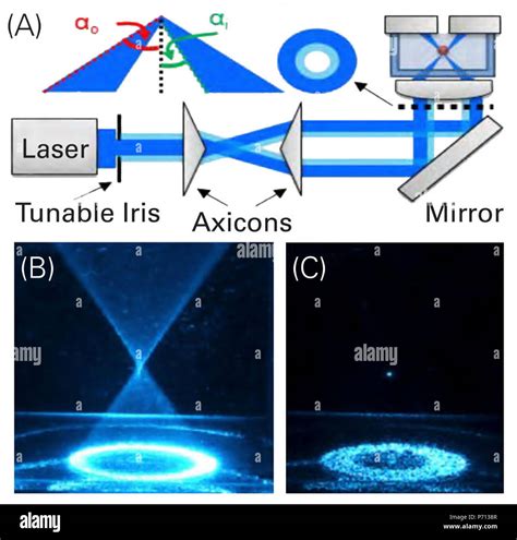 A Schematic Of The Confocal Laser Beam Trap B The Laser Profile Of The Trapping Hollow Cone