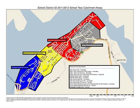 Catchment Area Boundaries Sd52 Website