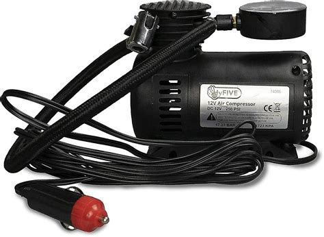 Hyfive Tyre Compressor Pump 12v Dc Cigarette Lighter Power Car Bike