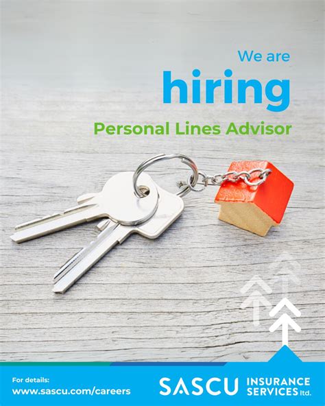Join The Sascu Insurance Team As A Personal Lines Advisor To Provide Service To Customers On